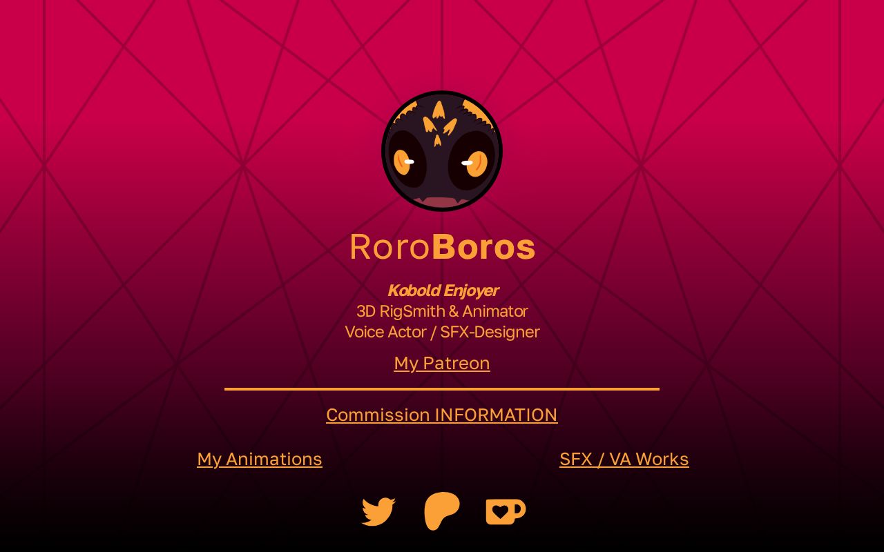 Roroboro's Carrd Page